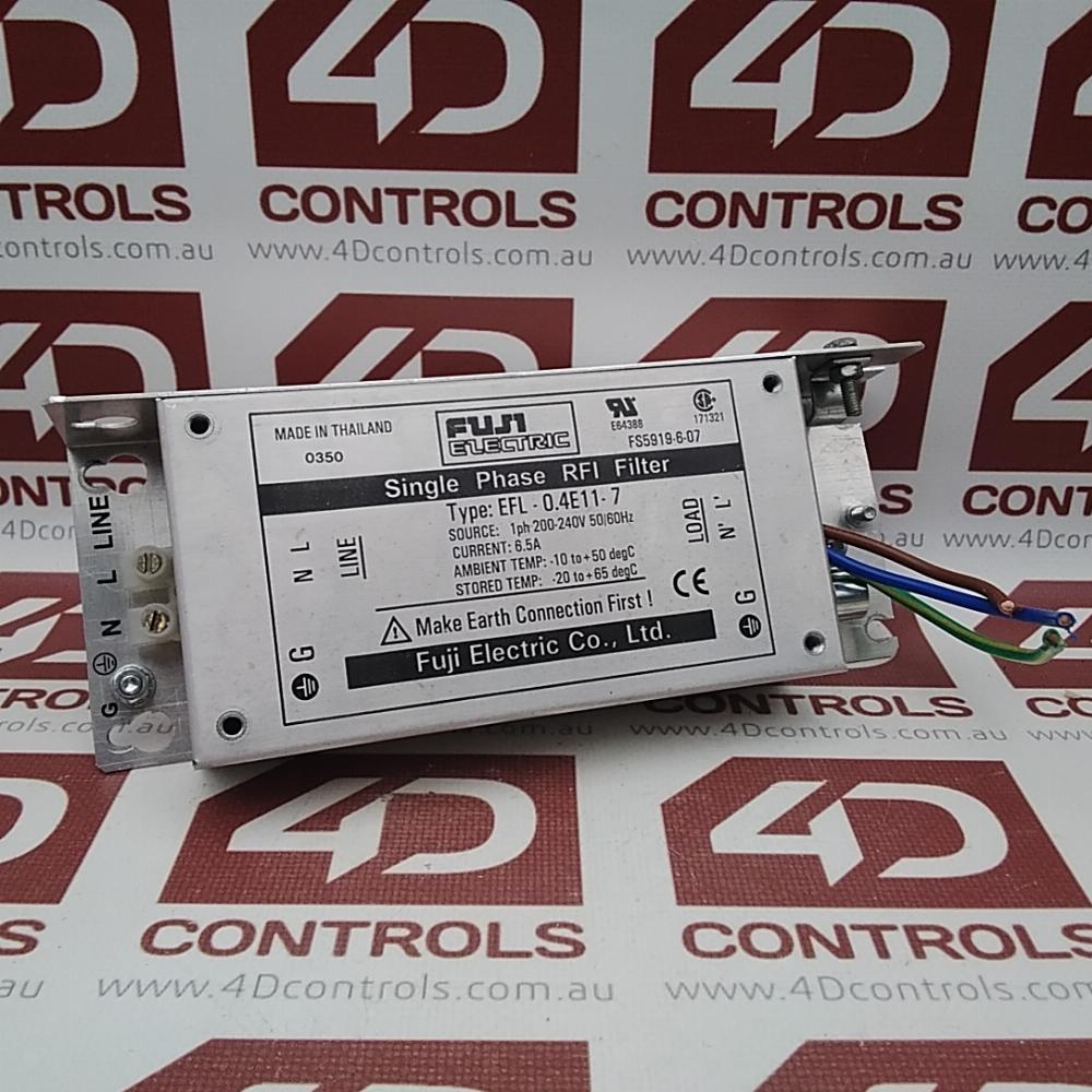 EFL-0.4E11-7 | Fuji | RFI Filter, 1 Phase, 200-240V, 50/60Hz