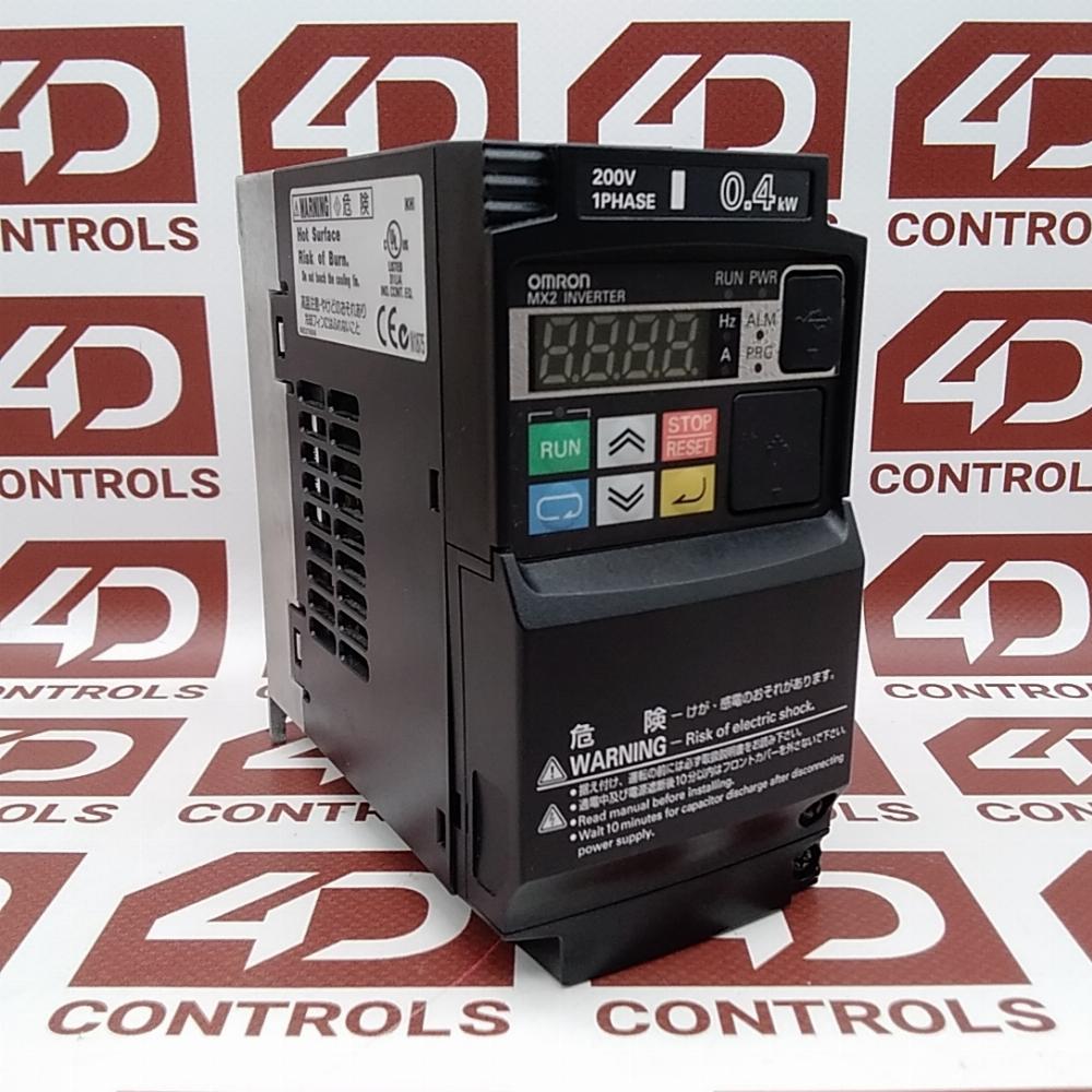 3G3MX2-AB004-V1 | Omron | MX2 Series, 1 Phase, 200VAC, 0.4kW