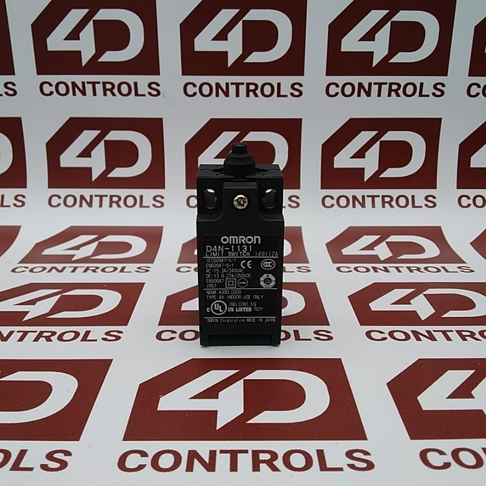 D4N-1131 | Omron | Limit Switch, Top Plunger