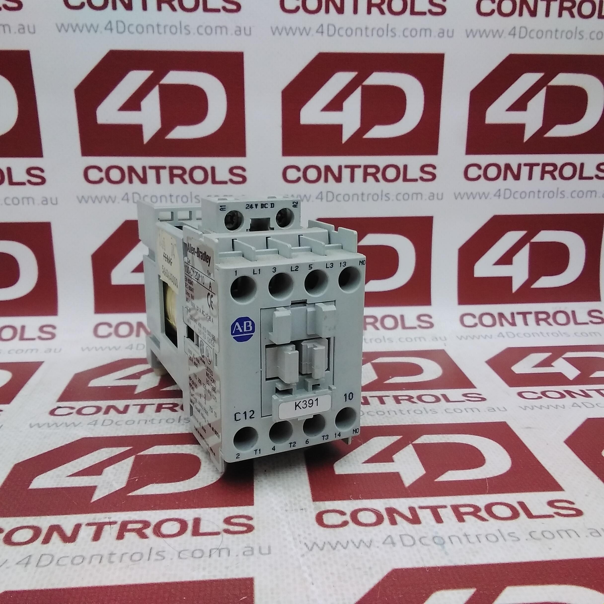 100-C12D10 | Allen Bradley | Contactor, 12A, 3 Pole, 110/120VAC