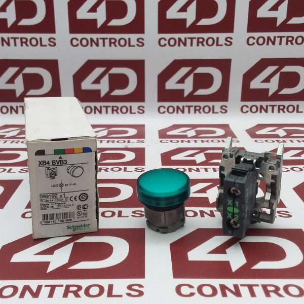 XB4 BVB3 | Schneider | Complete Pilot Light, 24VAC/DC