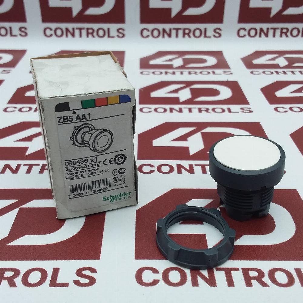 ZB5 AA1 | Schneider | Push Button Head, 22mm, White Flush
