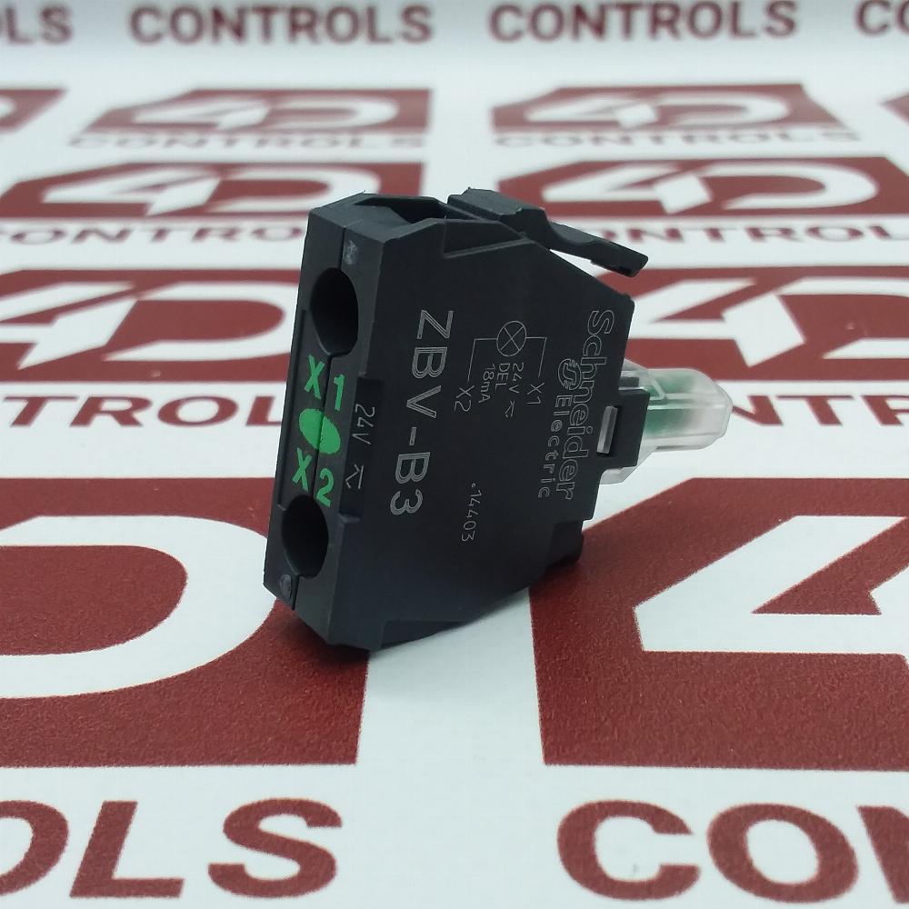 ZBV-B3 | Schneider | Light Block, 22mm Push Button Head, 24VAC/DC