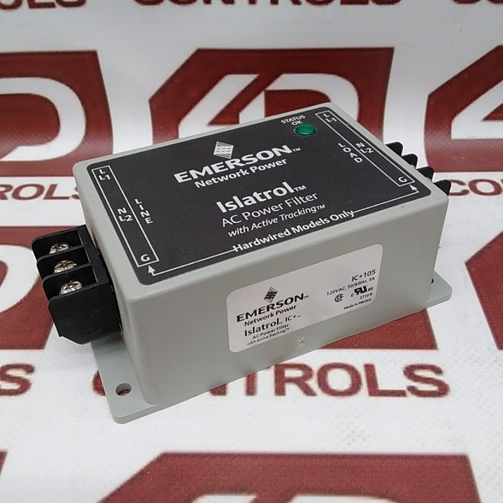 IC105 | Emerson | AC Power Line Filter, Active Tracking, 120VAC