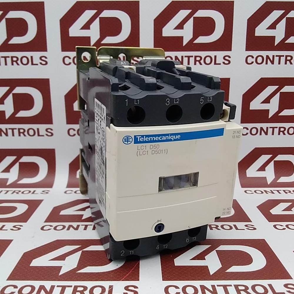 LC1D5011F7 | Telemecanique | Contactor, 3 Pole, 50A, 110VAC