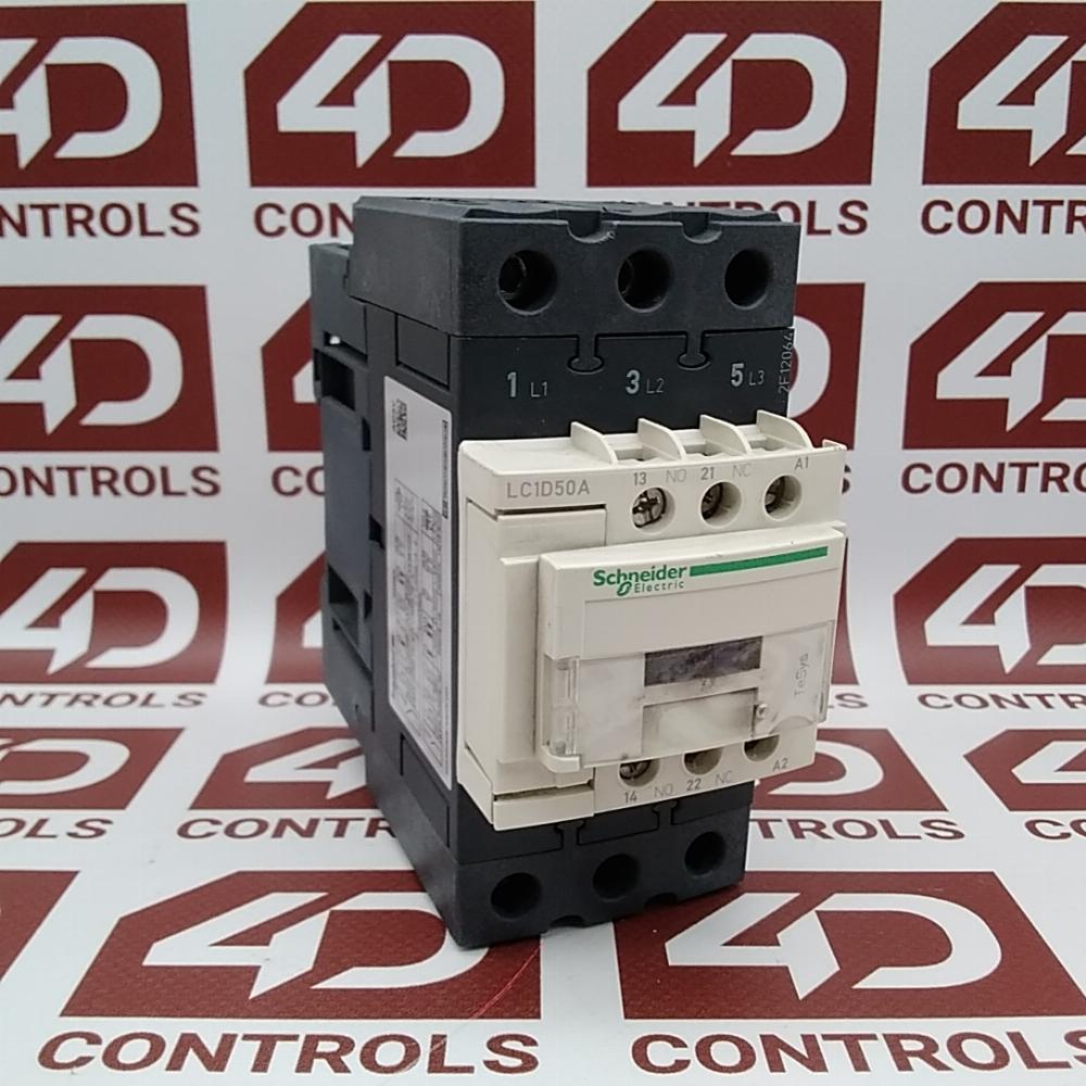 LC1D50AF7 | Schneider | TeSys Deca | Contactor, 3 Pole, 50A
