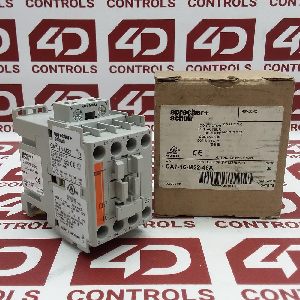 CA7-16-M22-48A | Sprecher + Schuh | Contactor, 48VAC Coil, 16A