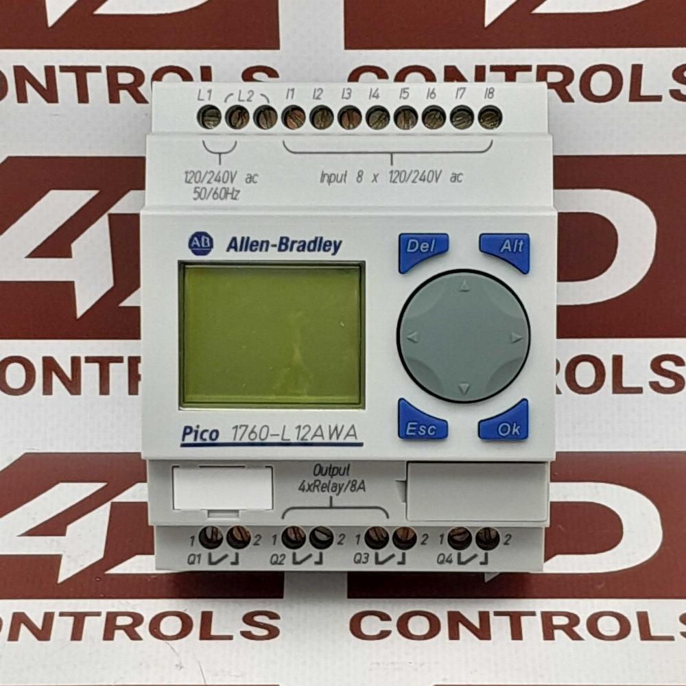 1760-L12AWA | Allen Bradley | Pico Controller, 8 x Inputs