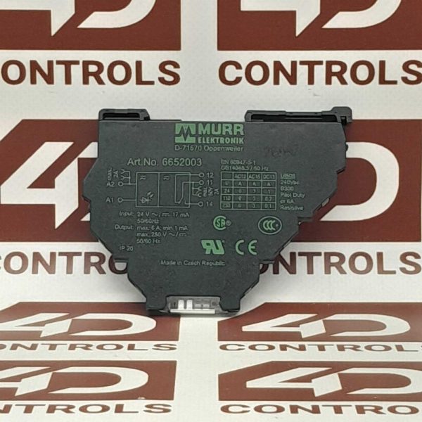 6652003 | Murr Elektronic | Miro 6.2.24V-1u Input Relay