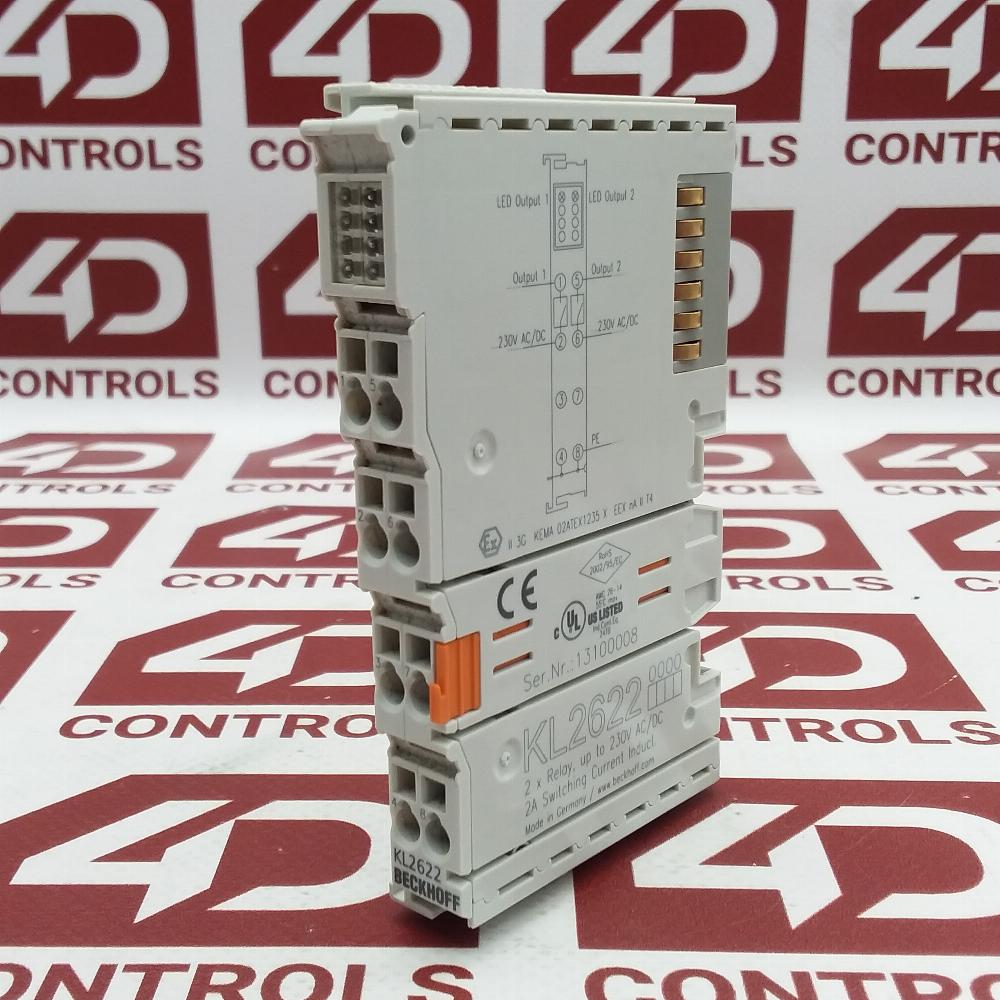KL2622 | Beckhoff | Bus Terminal, 2 Contacts, 230VAC, 30VDC