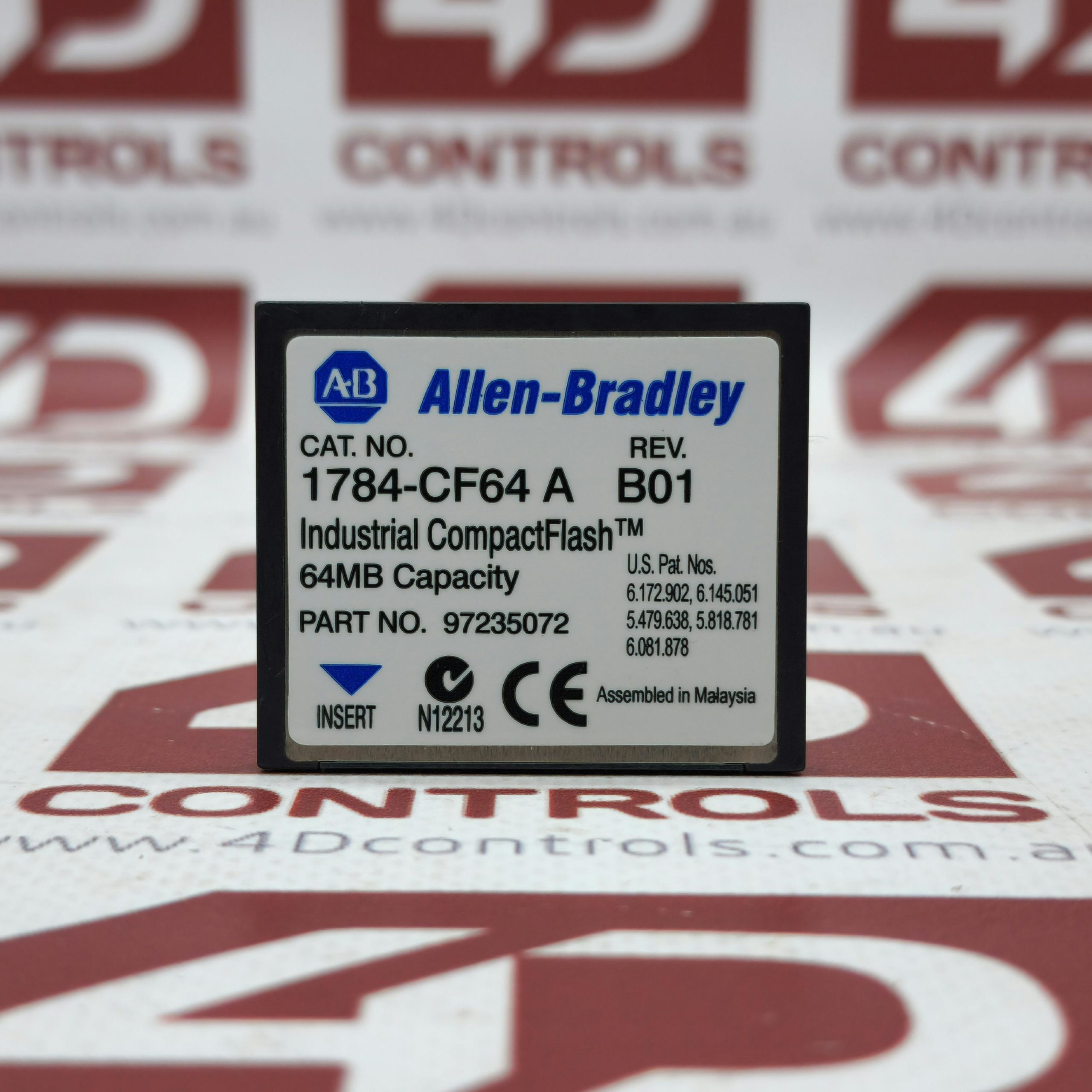 1784-CF64 | Allen Bradley | ControlLogix, Memory Card, 64MB