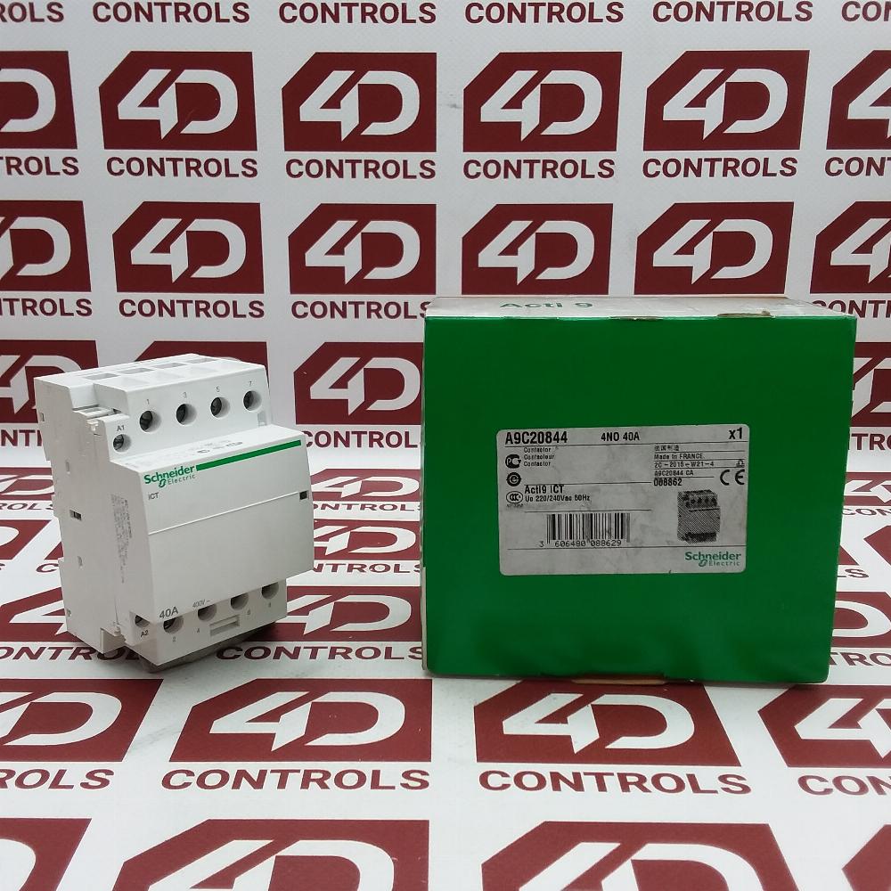 A9C20844 | Schneider | Acti9 | Contactor, 4 Pole, 400VAC