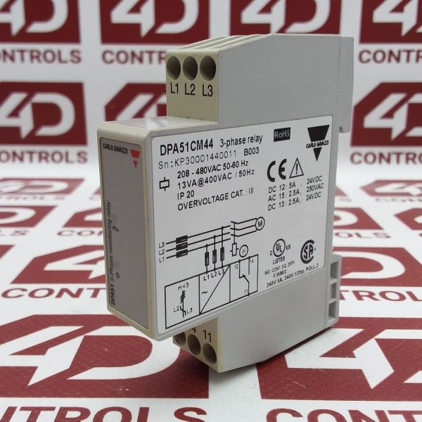 DPA51CM44 | Carlo Gavazzi | Voltage Monitoring Relay, 3P