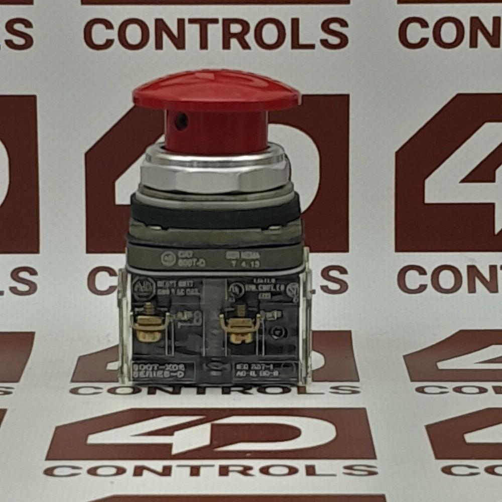 800T-D6A4 | Allen Bradley | Push Button Mom, Mush, 30mm, Red