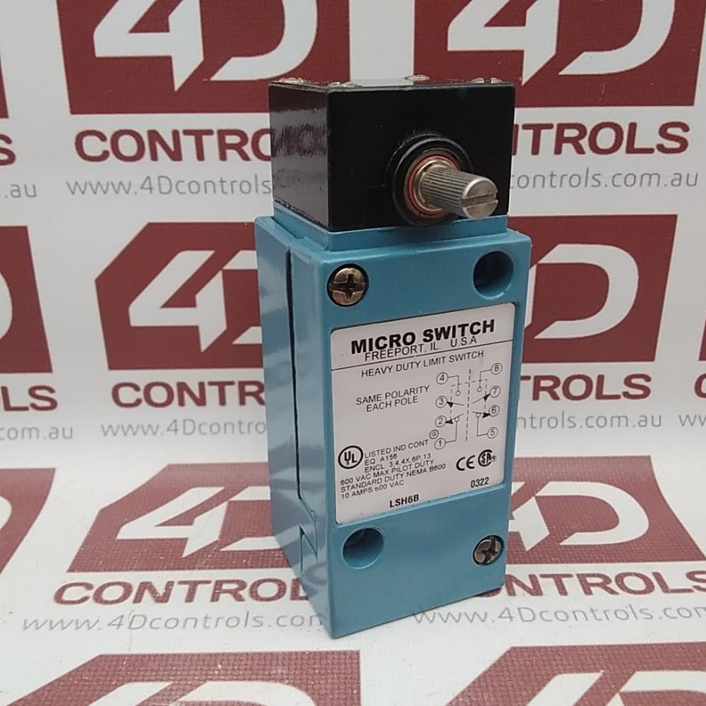 LSH6B | Honeywell | Limit Switch, Side Rotary, DPDT