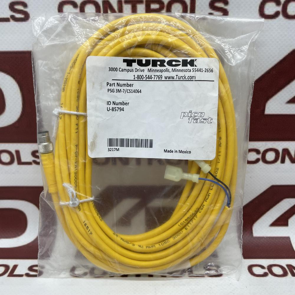 PSG 3M-7/CS14064 | Turck | U-85794, M8, 3 Pin, 7m, Picofast