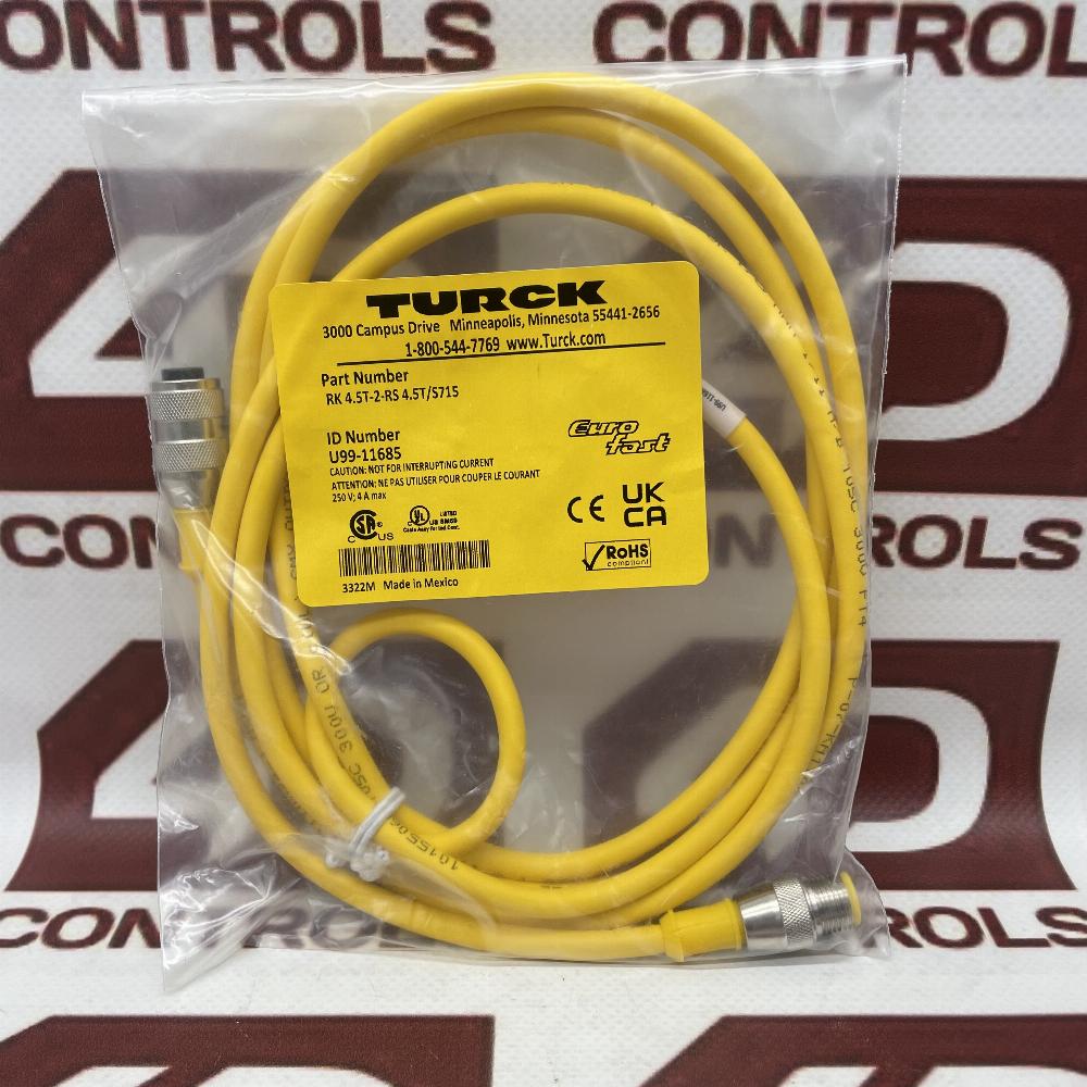 RK 4.5T-2-RS 4.5T/S715 | Turck | Cable Assembly, Cordset