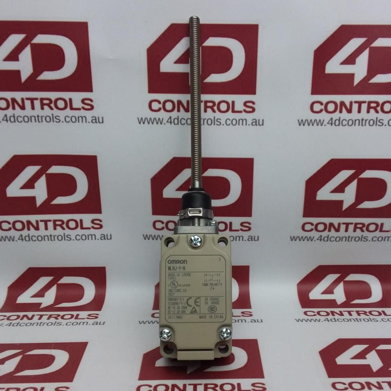 WLNJ-Y-N | Omron | Limit Switch, 125VDC, 3A