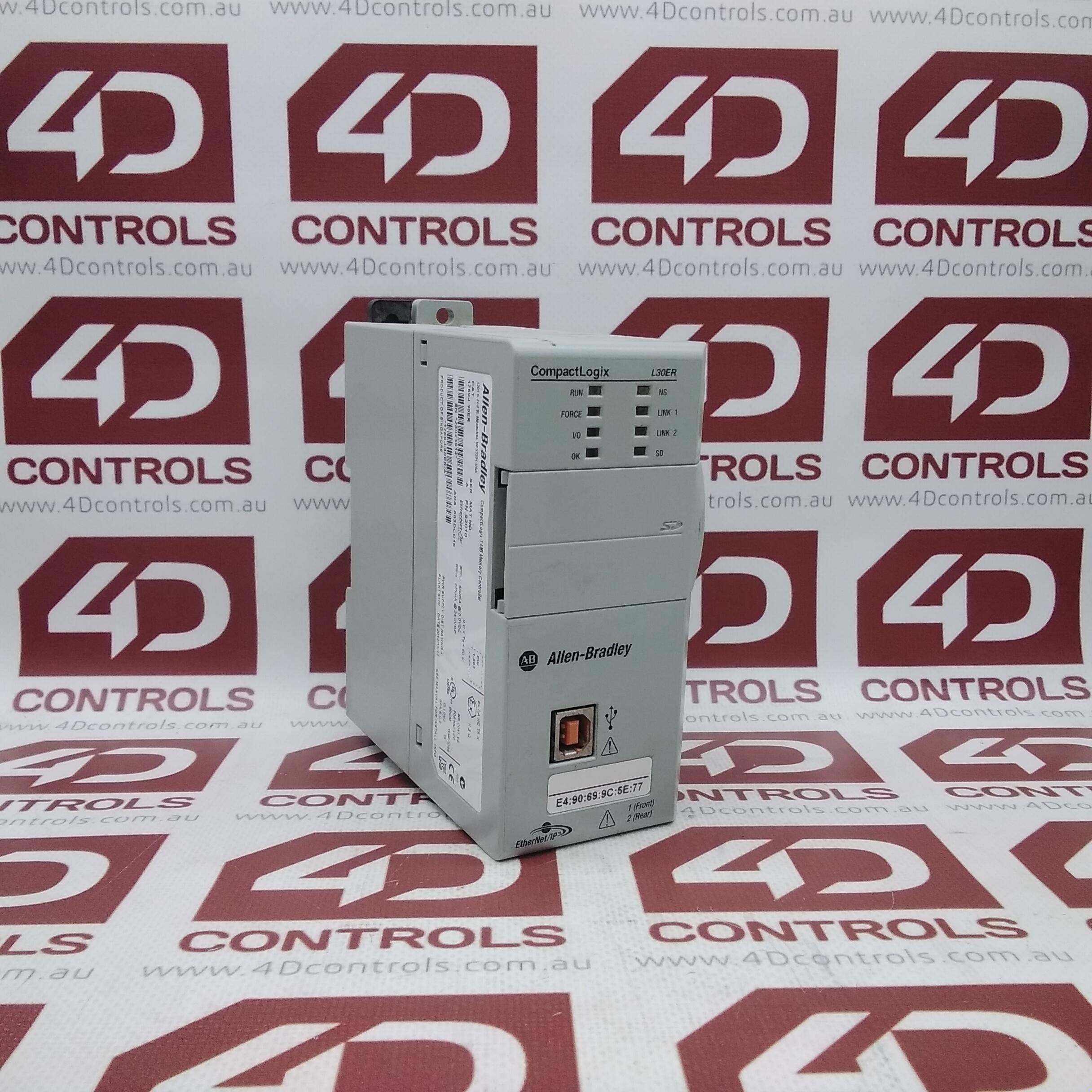 1769-L30ER | Allen Bradley | CompactLogix 5370, 1MB Memory