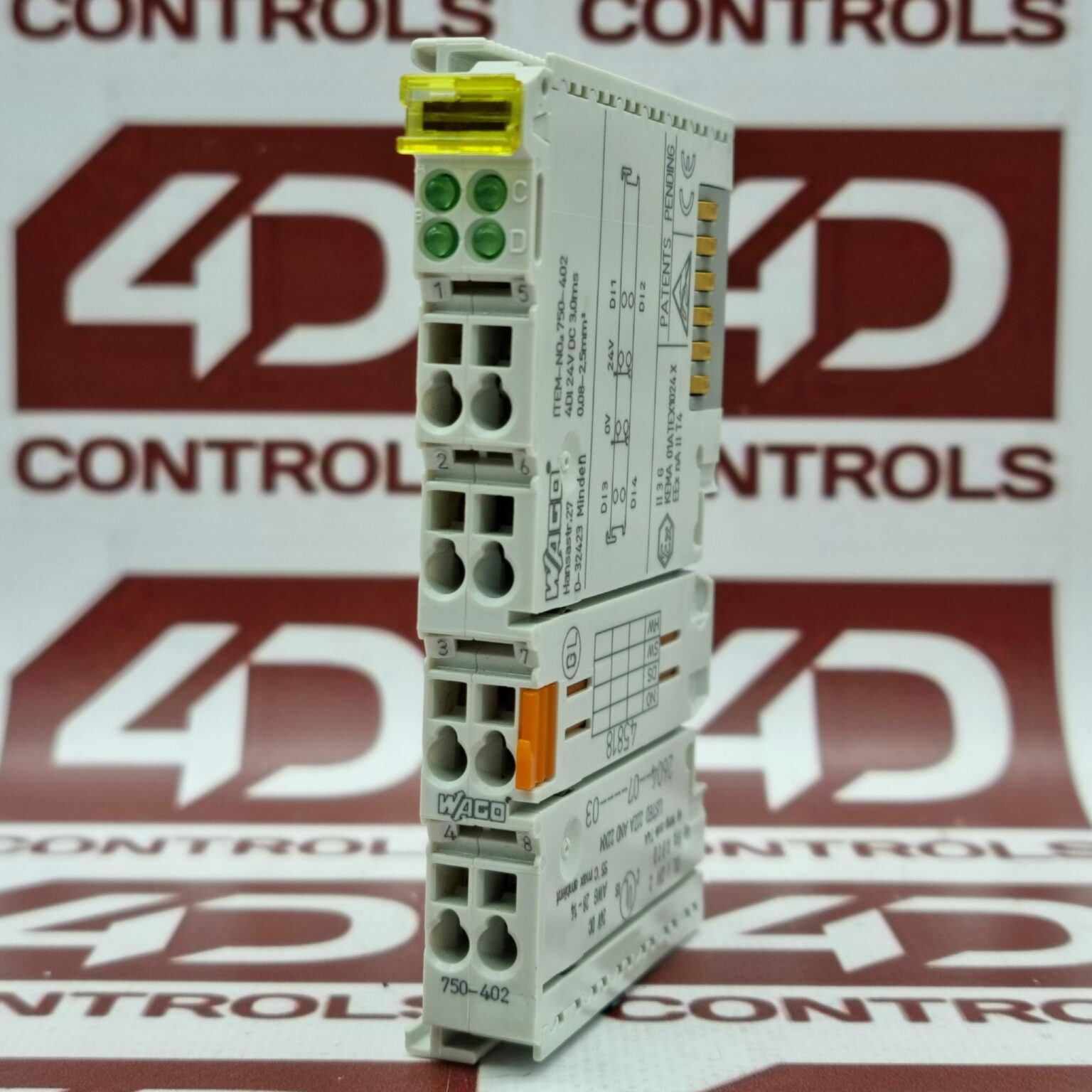 750-402 | WAGO | Digital Input Module, 4 Channel, 24VDC
