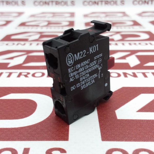 M22-K01 | Moeller | Contact Block, 1N.C, 500V, 6A, IP20