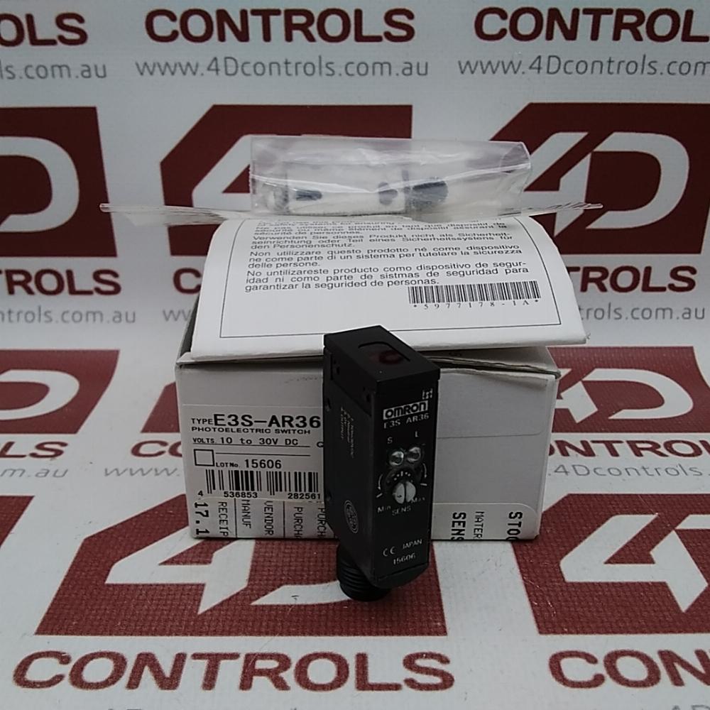 E3S-AR36 | Omron | Photoelectric Sensor, Retroflective, PNP