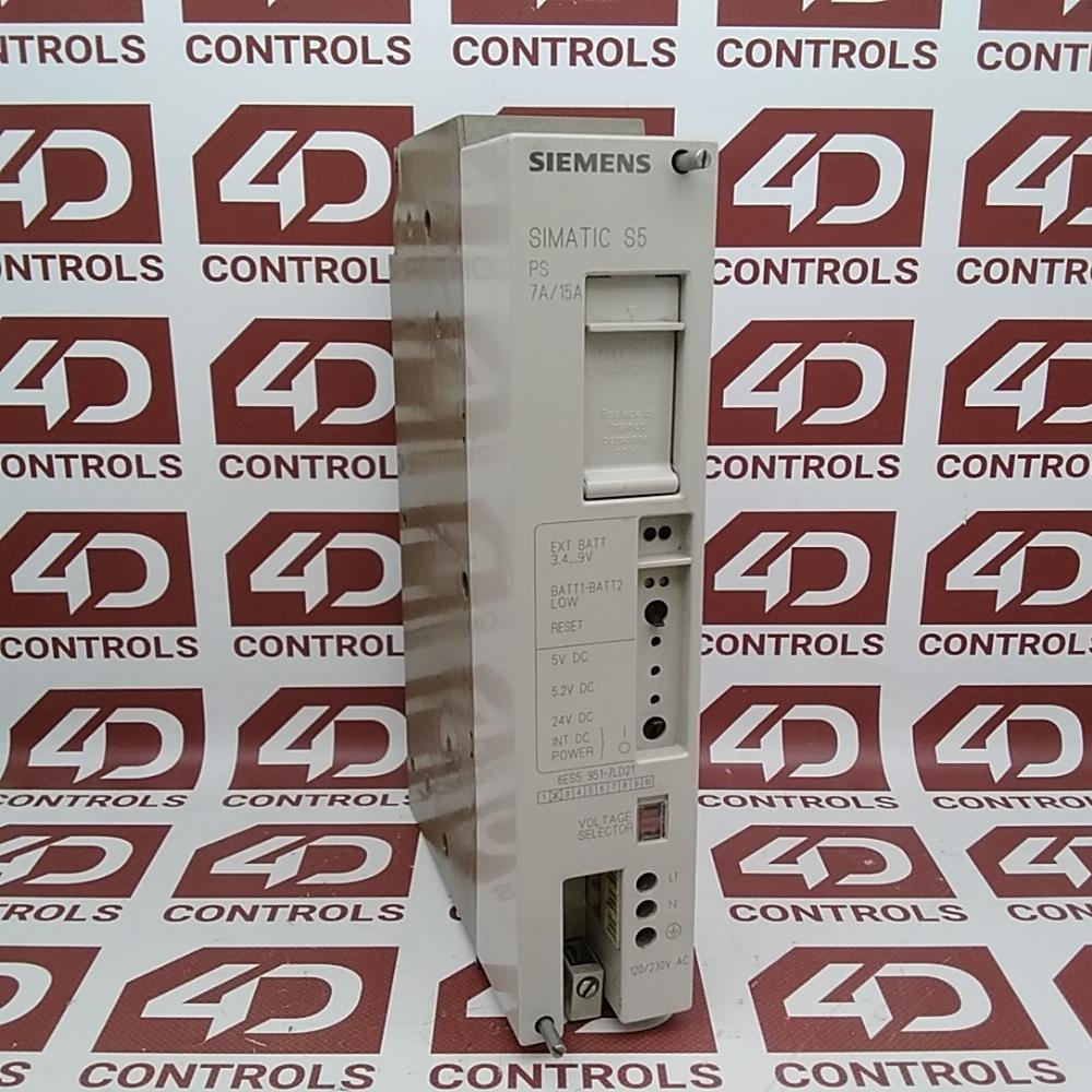 6ES55951-7LD21 | Siemens | PLC Module, Simatic 5, 7A/15A