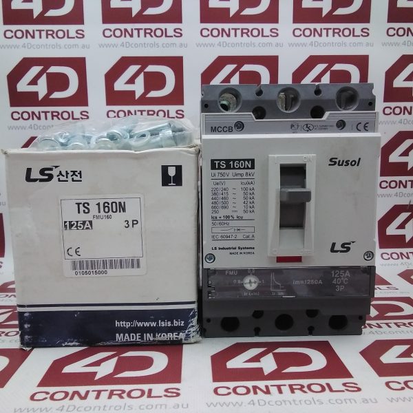 TS 160N | Susol | Circuit Breaker, 125A, 3 Pole, 750V