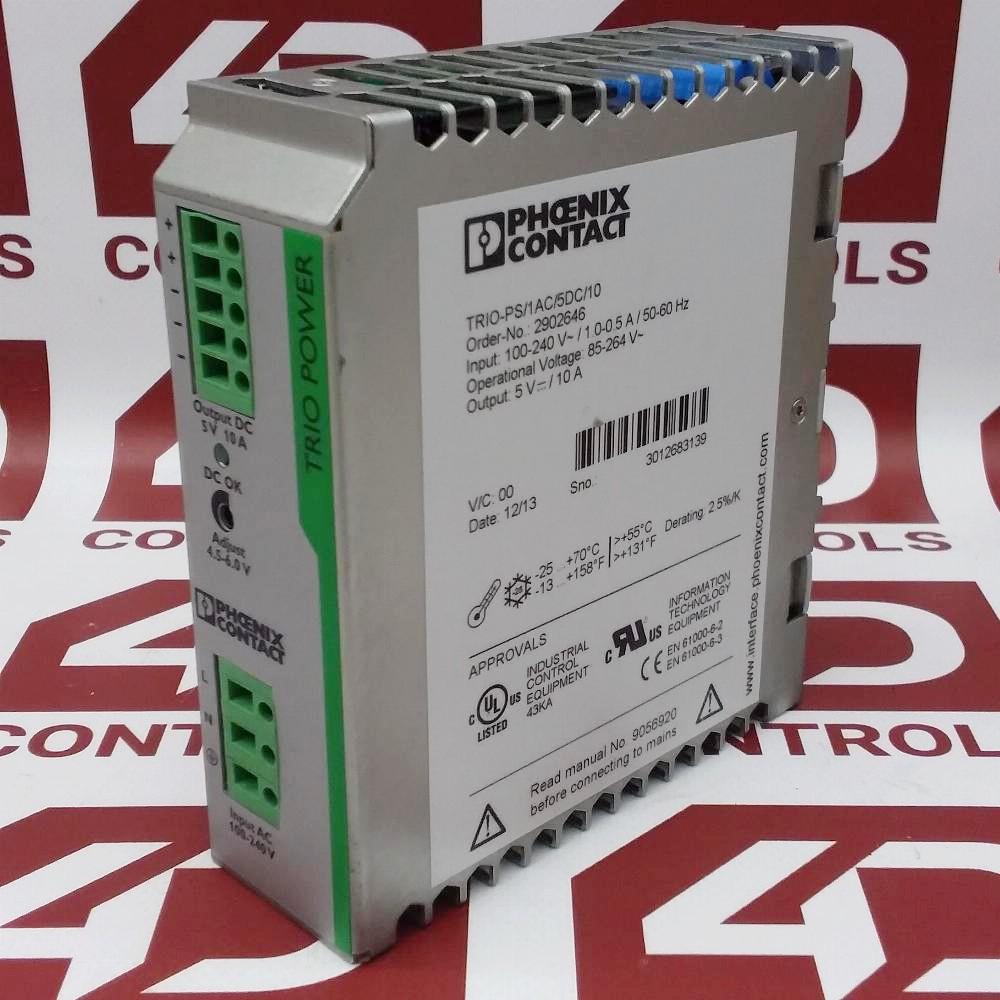 2902646 | Phoenix Contact |TRIO-PS/1AC/5DC/10 Power Supply