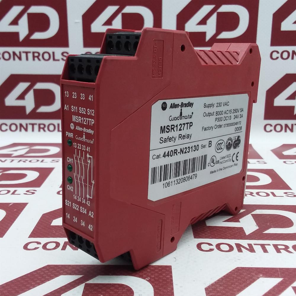 440R-N23130 | Allen Bradley | (MSR127.1T) Safety Relay 230VAC