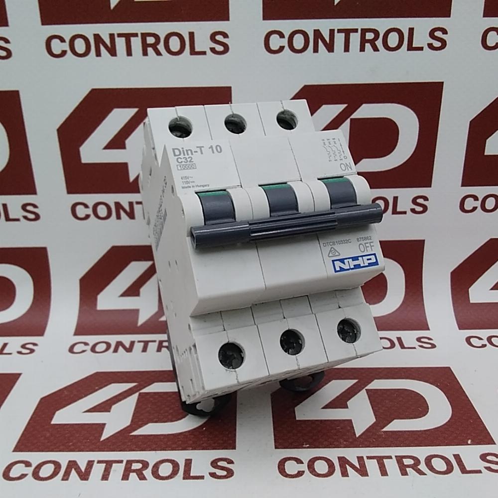DTCB10332C | NHP | Circuit Breaker, 3 Pole, 32A, 50-60Hz