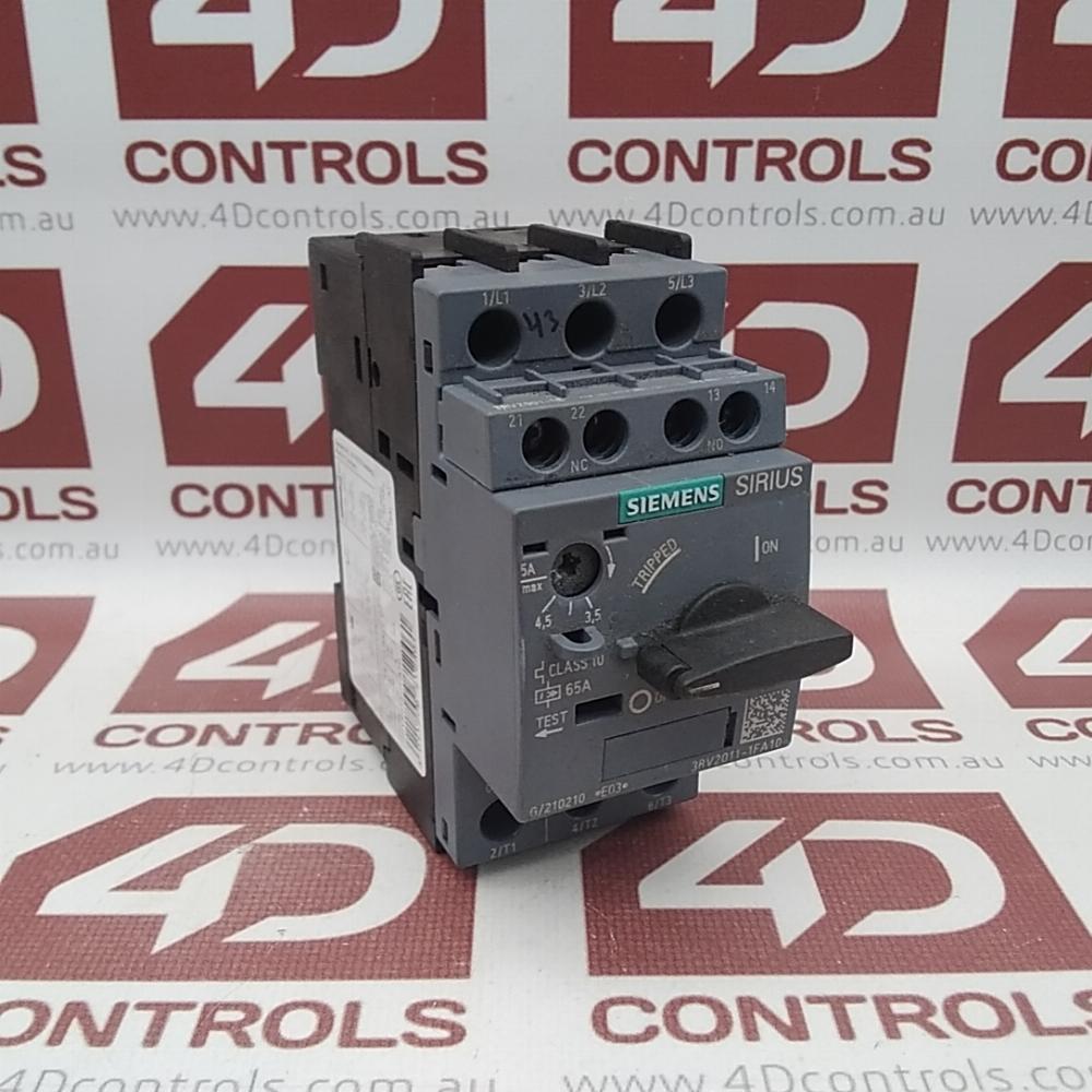 3RV2011-1FA10 | Siemens | Circuit Breaker, 3.5-5A, 6KA, 690V