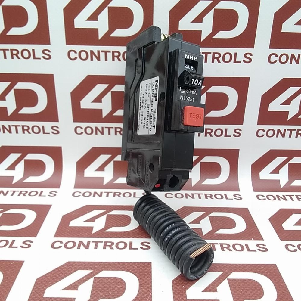 SRCB1030 | NHP | Combination RCB/MCB, 10A, 240V, 6kA, 30mA
