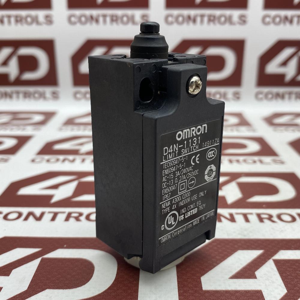 D4N-1131 | Omron | Limit Switch, Top Plunger