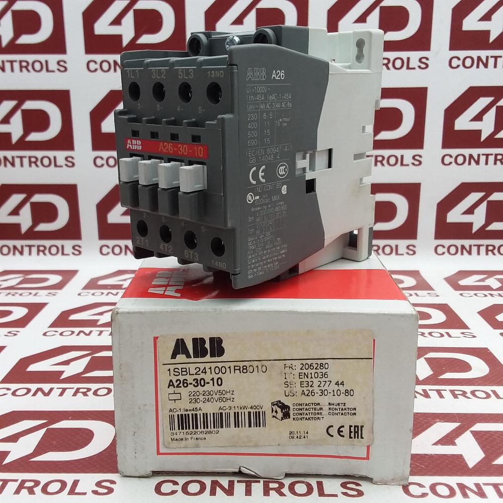 1SBL241001R8010 | ABB | (A26-30-10-80), Contactor, 45A, 690V