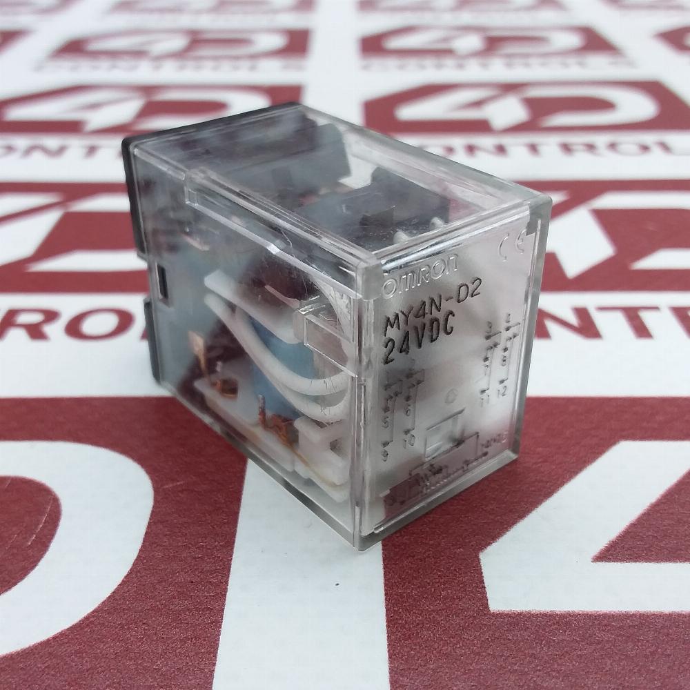 MY4N-D2 DC24 | Omron | Miniature Power Relay, Plug In, 24VDC