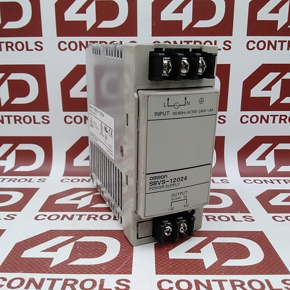 S8VS-12024 | Omron | Power Supply, Output: 24VDC 5A, 50/60Hz