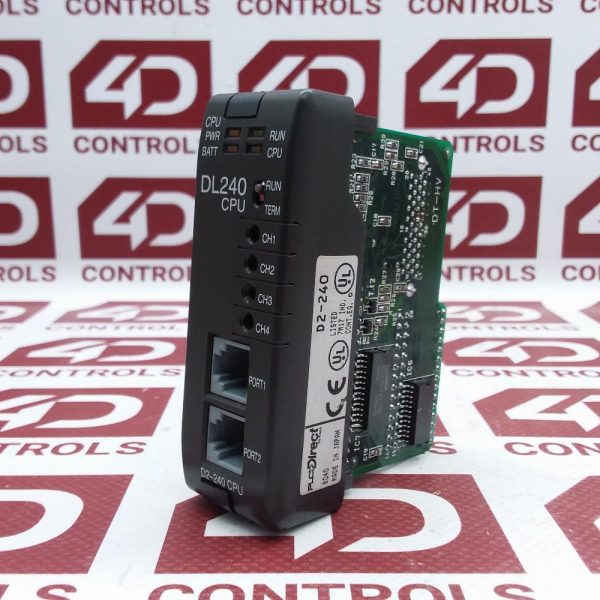 D2-240 | PLC Direct | CPU Module 3.8K Word 2 x RS232 Ports