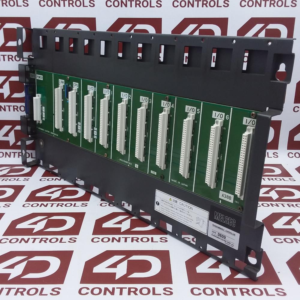 A38B | Mitsubishi | MELSEC | Main Base Unit, 8x Module Slot