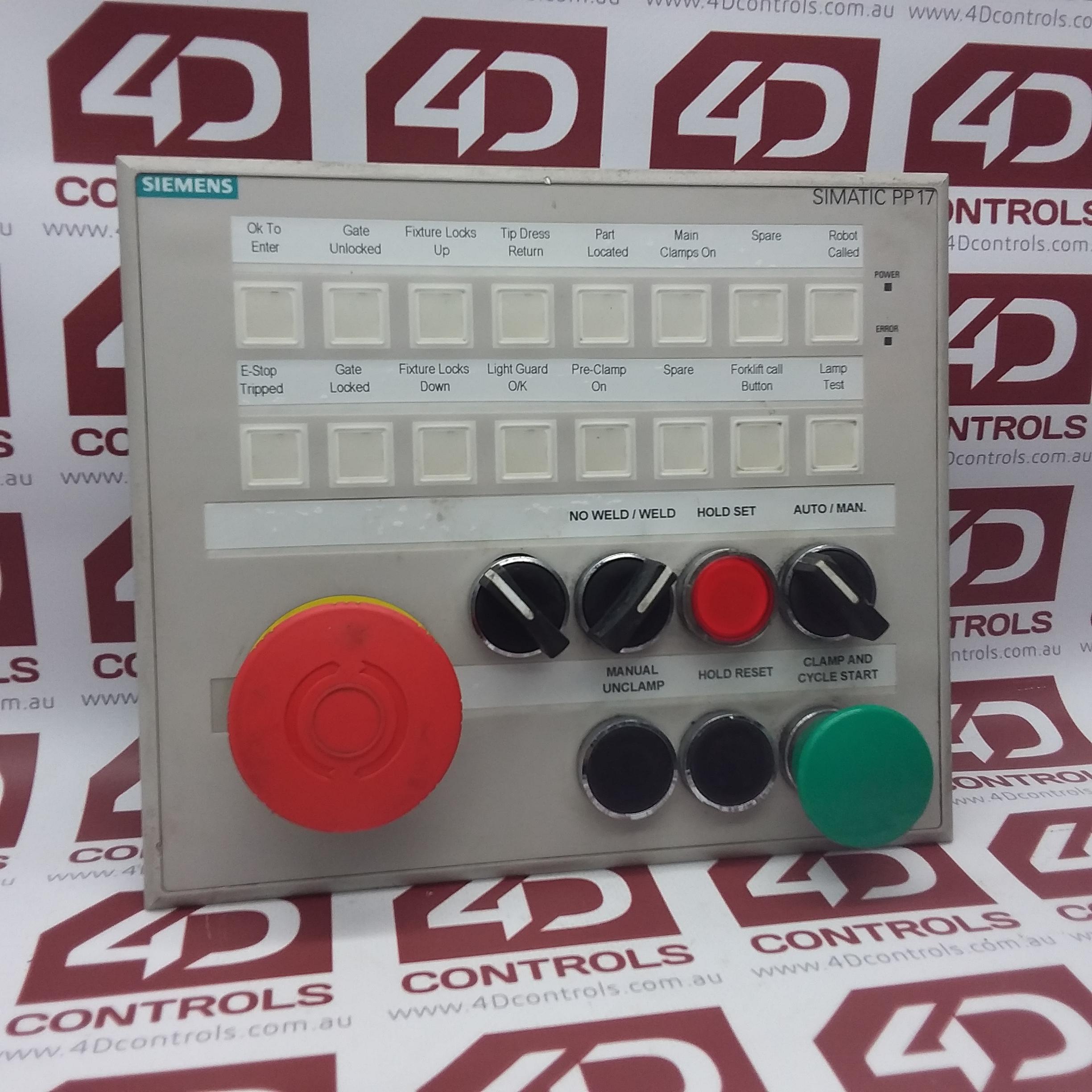 6AV3 688-3CD13-0AX0 | Siemens | Simatic PP17-I, 24VDC Power