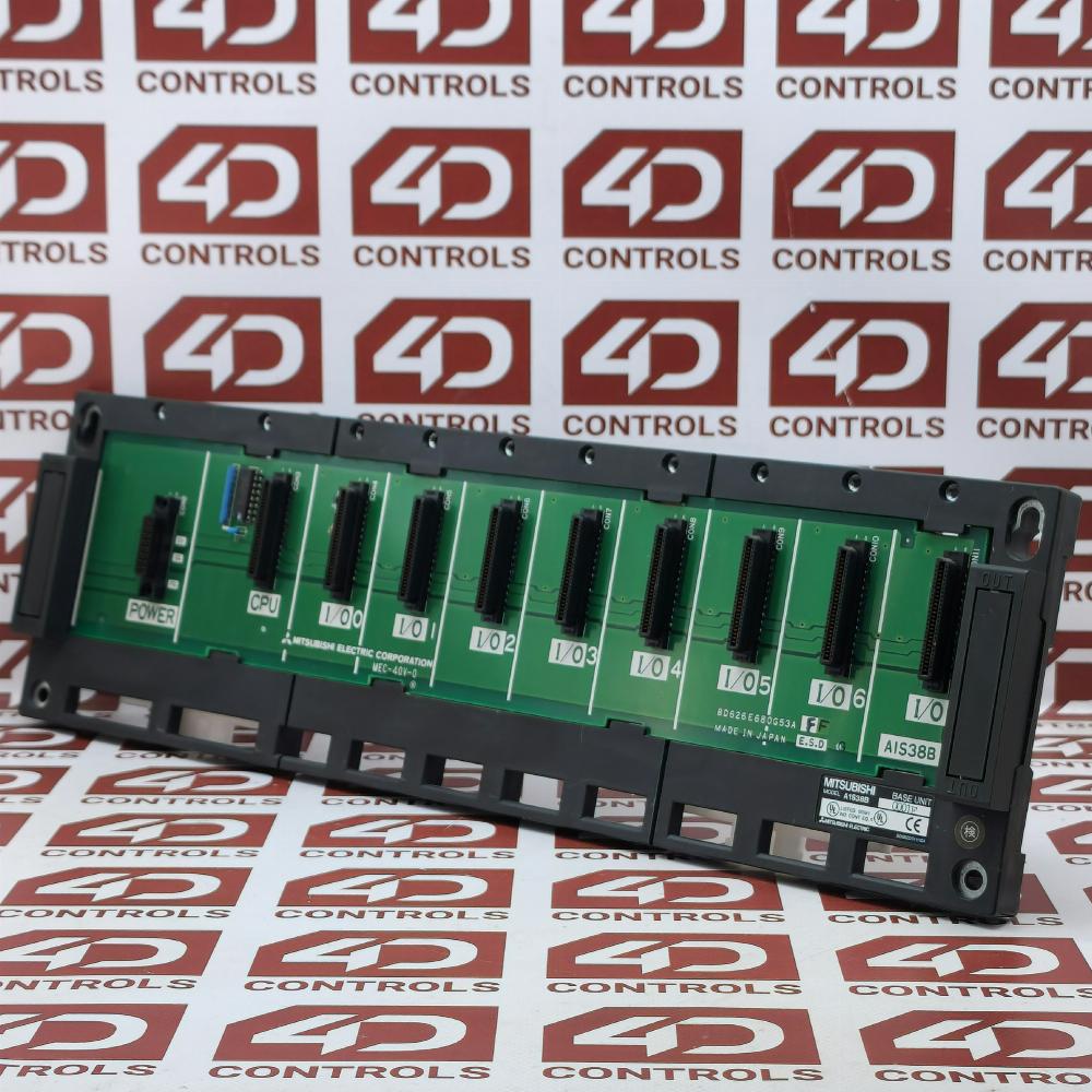 A1S38B | Mitsubishi | Base Unit Rack, 8x I/O Slots, 40V