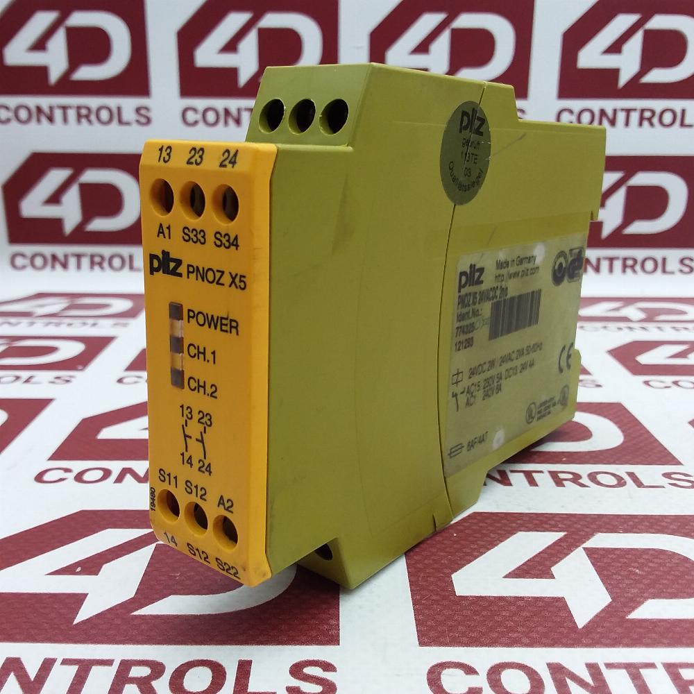 774325 | Pilz | (PNOZ X5 24VACDC 2NO) Safety Relay 5A 24V