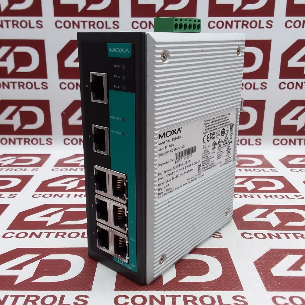 EDS-408A | Moxa | Ethernet Switch, 8 10/100 Baset (X) Ports