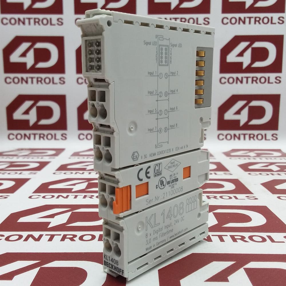 KL1408 | Beckhoff | Digital Input Terminal, 8 Inputs, 24VDC