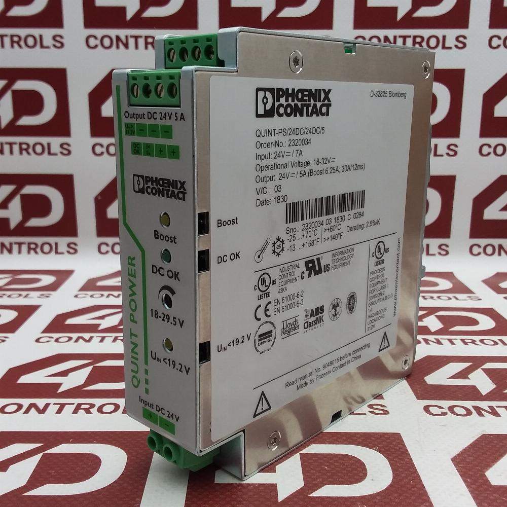 2320034 | Phoenix Contact | (QUINT-PS/24DC/24CD/5), 1 Phase