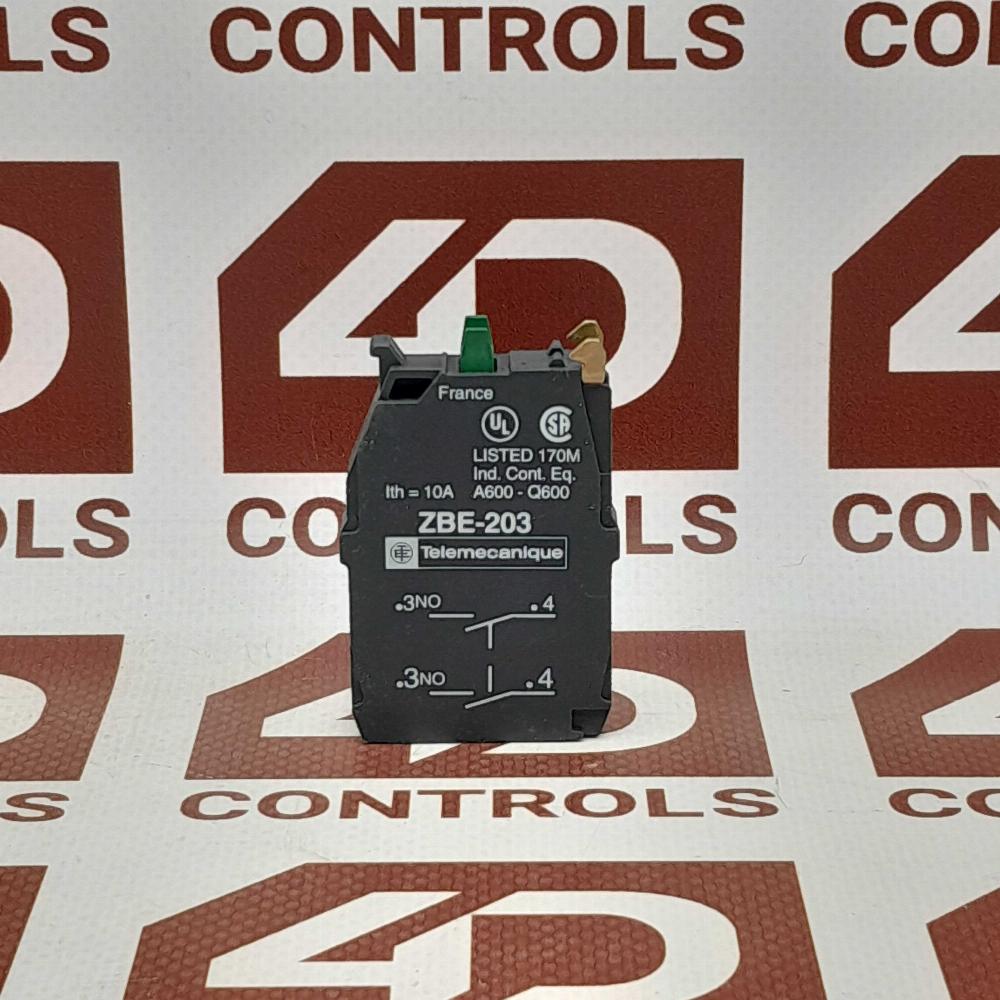 ZBE-203 | Schneider | Contact Block 2 N.O. Screw Terminal