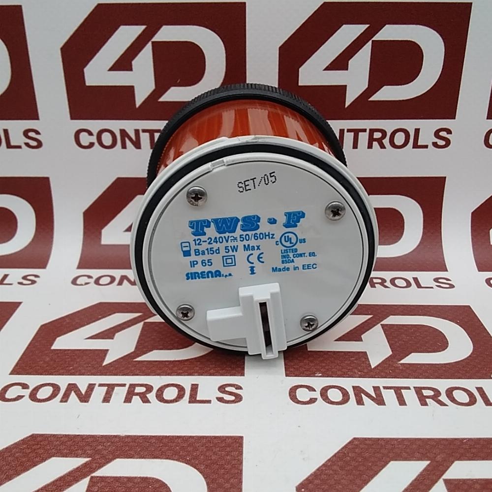 TWS-F2 | Sirena | Stack Light, Amber/Orange, 12-240VAC, 5W