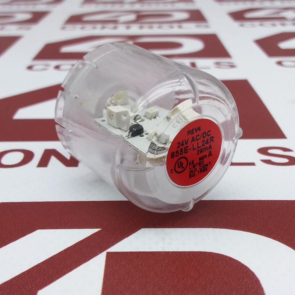 855E-LL24R | Allen Bradley | LED Lamp, 24VAC/DC, 29mA, Red