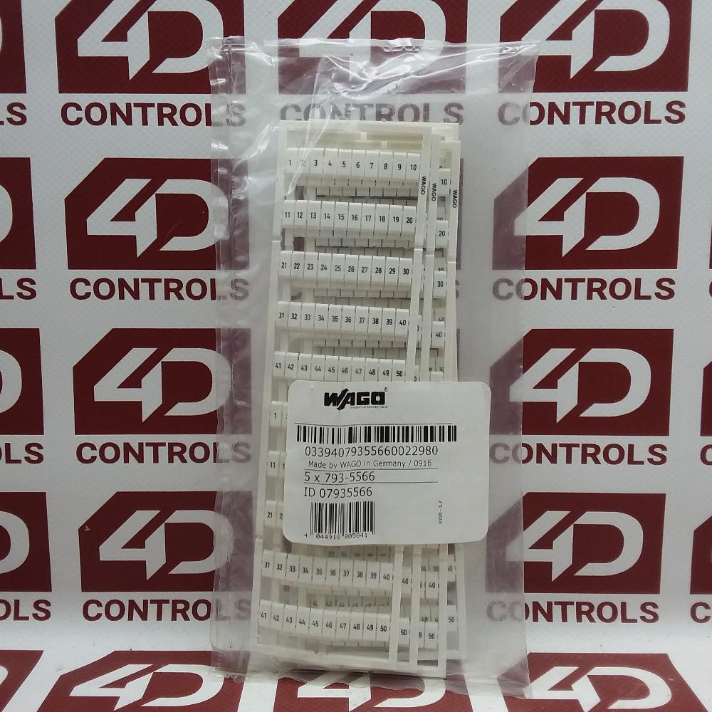 793-5566 | WAGO | WMB Marking Card, 1 To 50, Horizontal