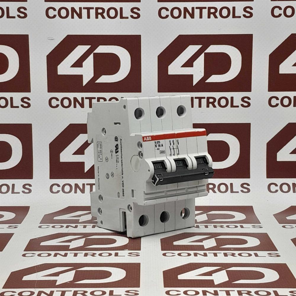 S273 K16A | ABB | Circuit Breaker 16A 277-480VAC 3 Pole